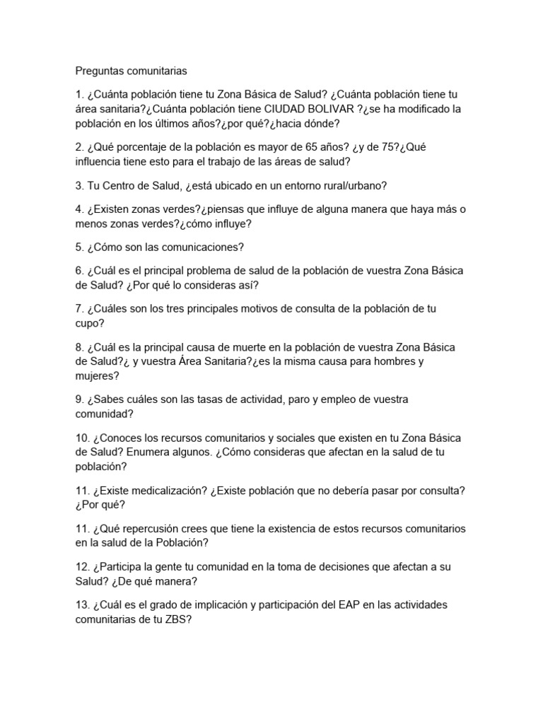 Análisis de Salud y Recursos en ZBS | PDF