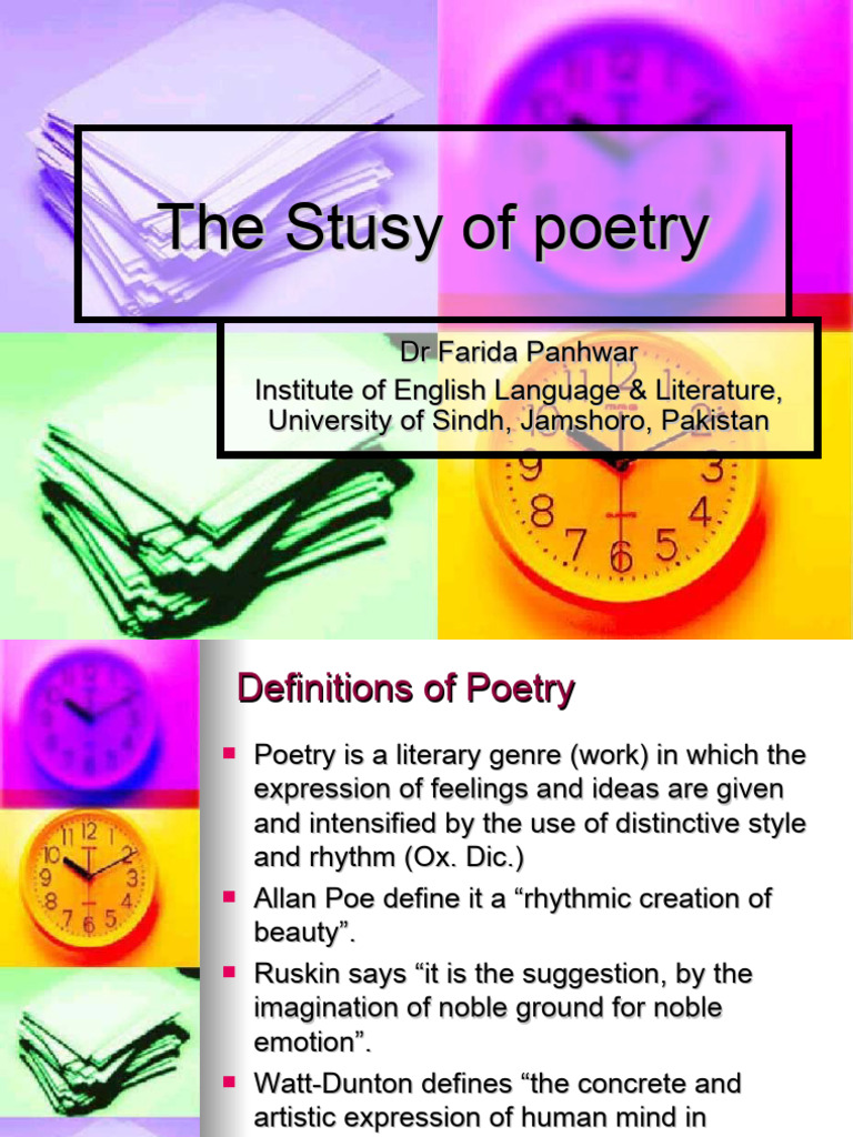 Poetry & Its Elements | PDF