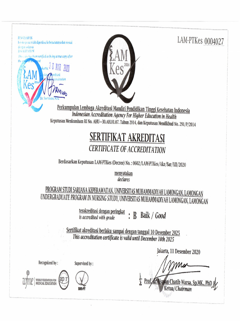 Sertifikat Perawat | PDF