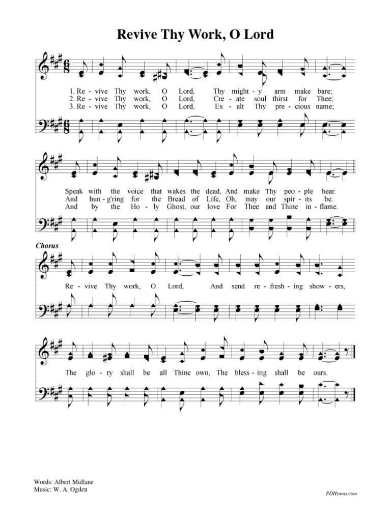 Revive Thy Work 1 | PDF