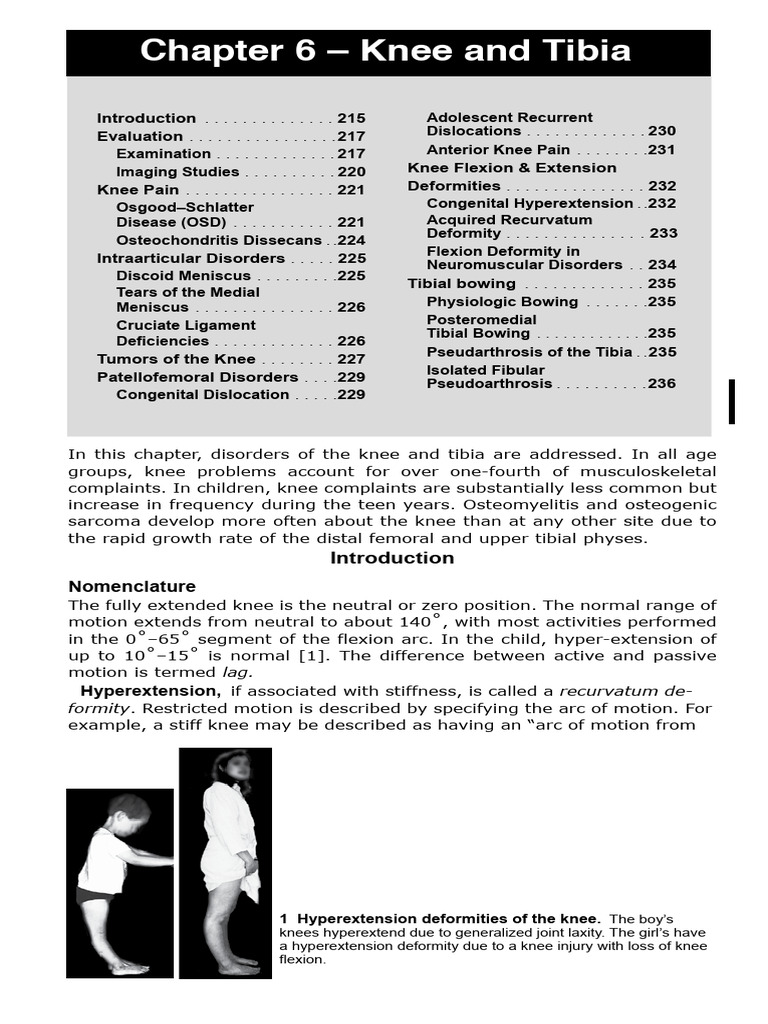 Chapter 6 - Knee and Tibia | PDF | Knee | Causes Of Death