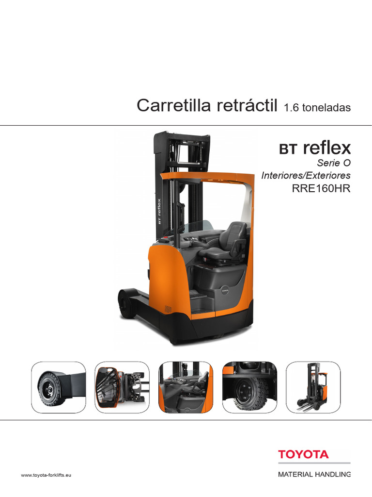 Ficha Tecnica. BT REFLEX Serie o - RRE160HR - RETRACTIL | PDF ...