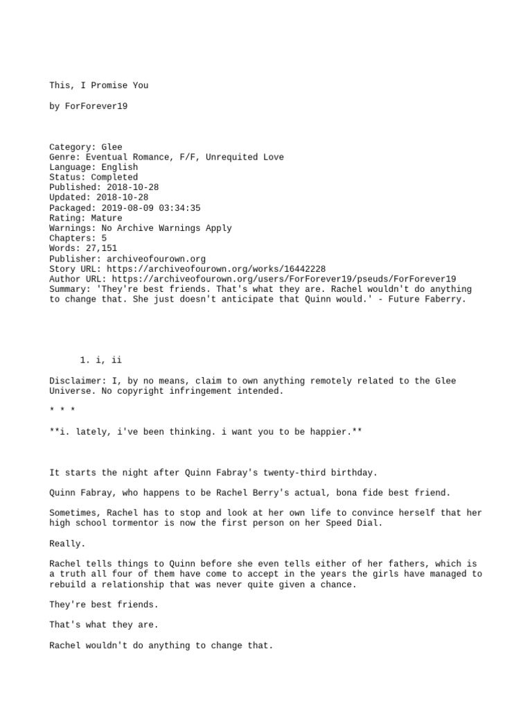This, I Promise You | PDF
