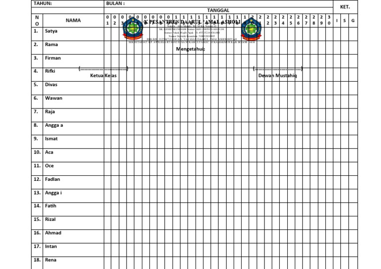 ABSEN File Baru Qur'an Part 2 | PDF