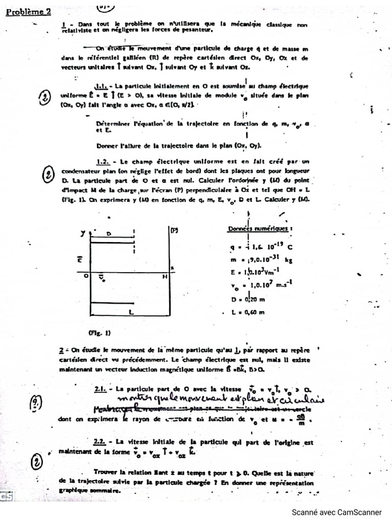 PB Corrig MVT Particul Chargé | PDF