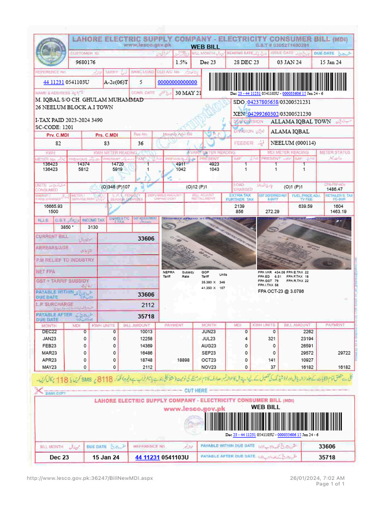 Web Bill: Prv. C.MDI Prs. C.MDI | PDF | Government Finances | Taxes