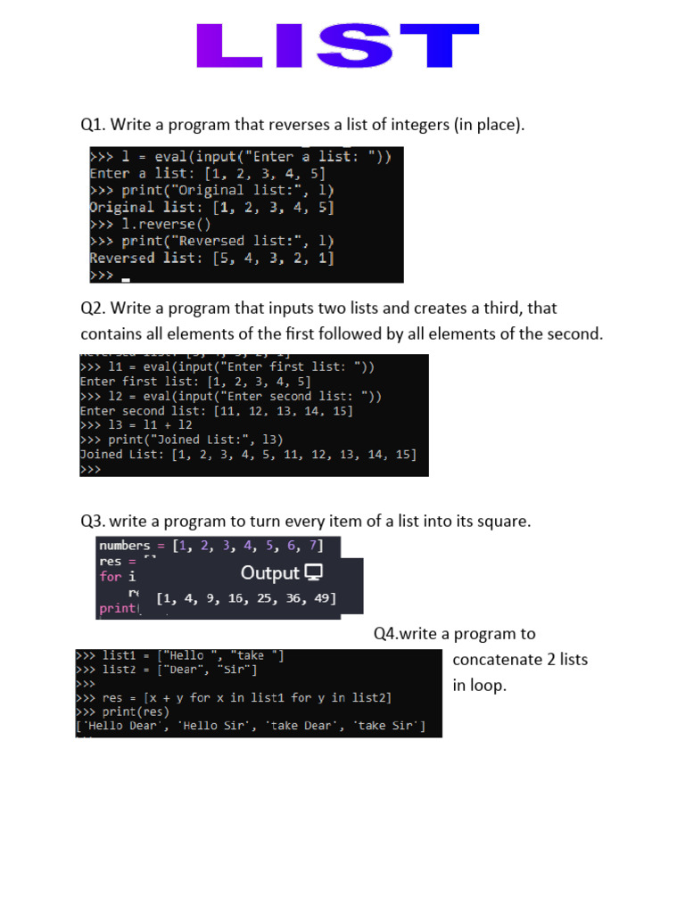 IP Practical File Class 11 Term 2 | PDF | Computer Science | Software ...