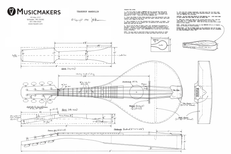 Mandolin Blueprint | PDF