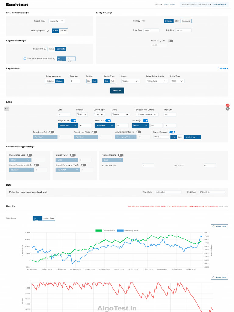Algotest Strategy 2023-12-11-01 00 05 | PDF