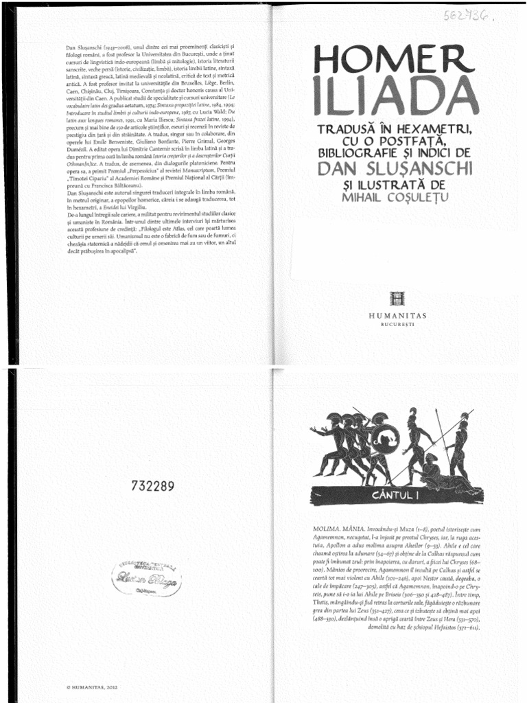 Homerus-Iliada-2012 | PDF