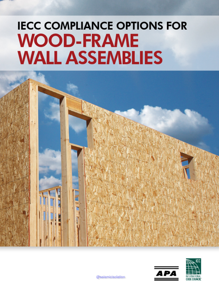 2015 IECC Compliance Options For Wood Frame Wall Assemblies ICC | PDF ...