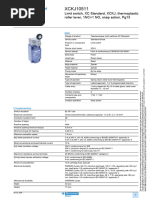 XCKJ167 Limit Switch Data Sheet | PDF | Technology & Engineering