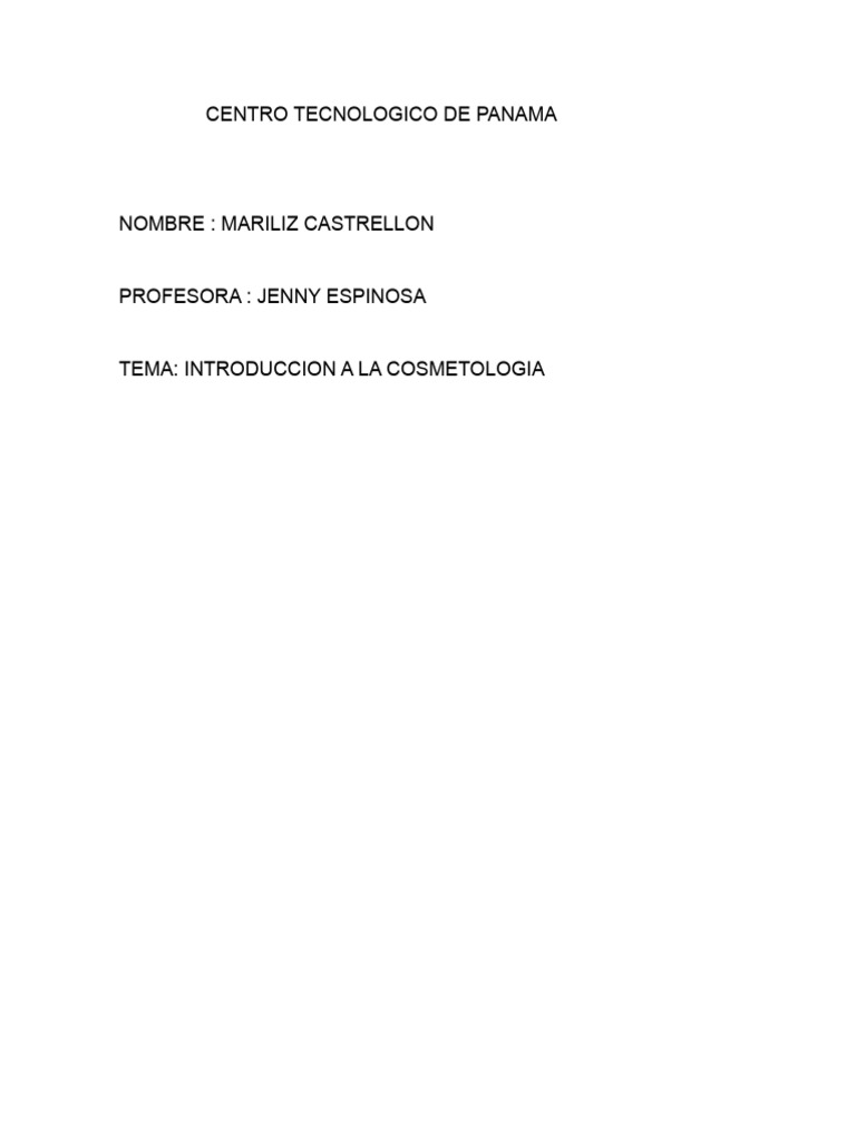 Mariliz | PDF | Productos cosméticos | Cuidado de la salud