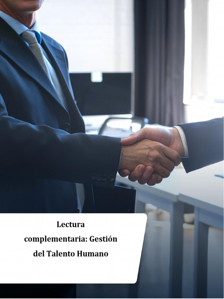Lectura complementaria Gestión del Talento Humano 1 | PDF | Business | Planificación