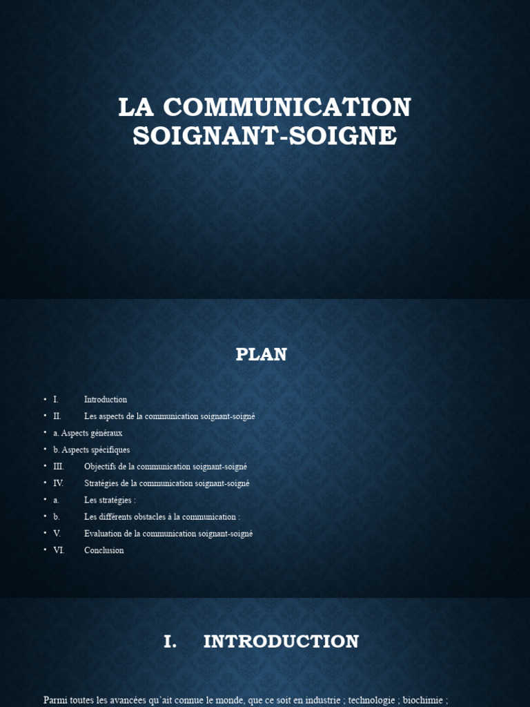 LA COMMUNICATION SOIGNANT-SOIGNE | PDF | la communication ...