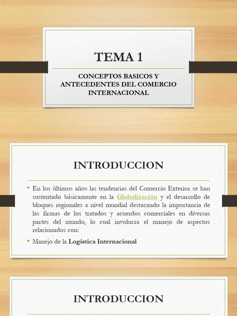 Tema 1 Introduccion y Globalizacion | PDF | Globalización | Comercio