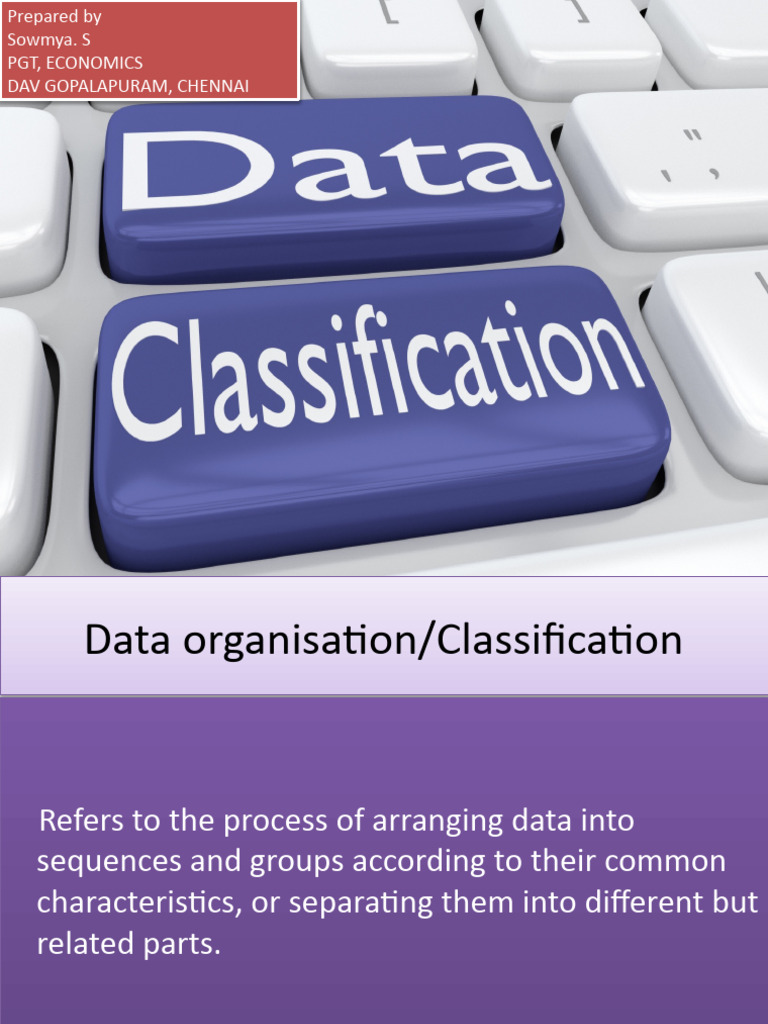 Organisation of Data | PDF