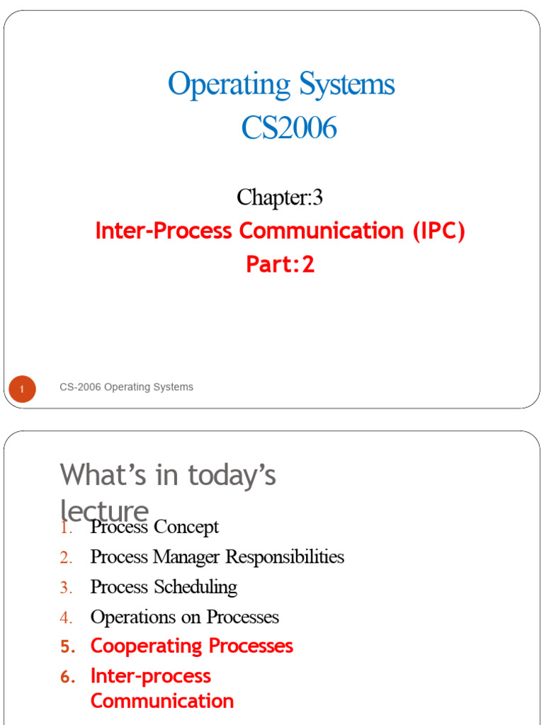 Chpt 3 part 2 | PDF | Process (Computing) | Network Socket