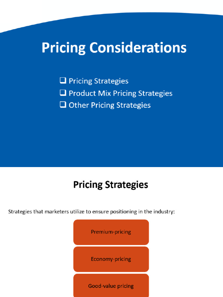 Product Pricing | PDF | Pricing | Discounts And Allowances
