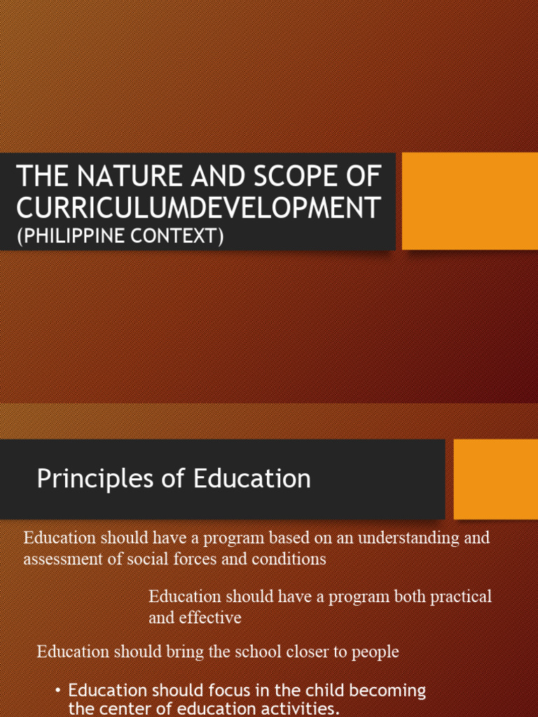 Curriculum Development 1 | PDF | Curriculum | Experience