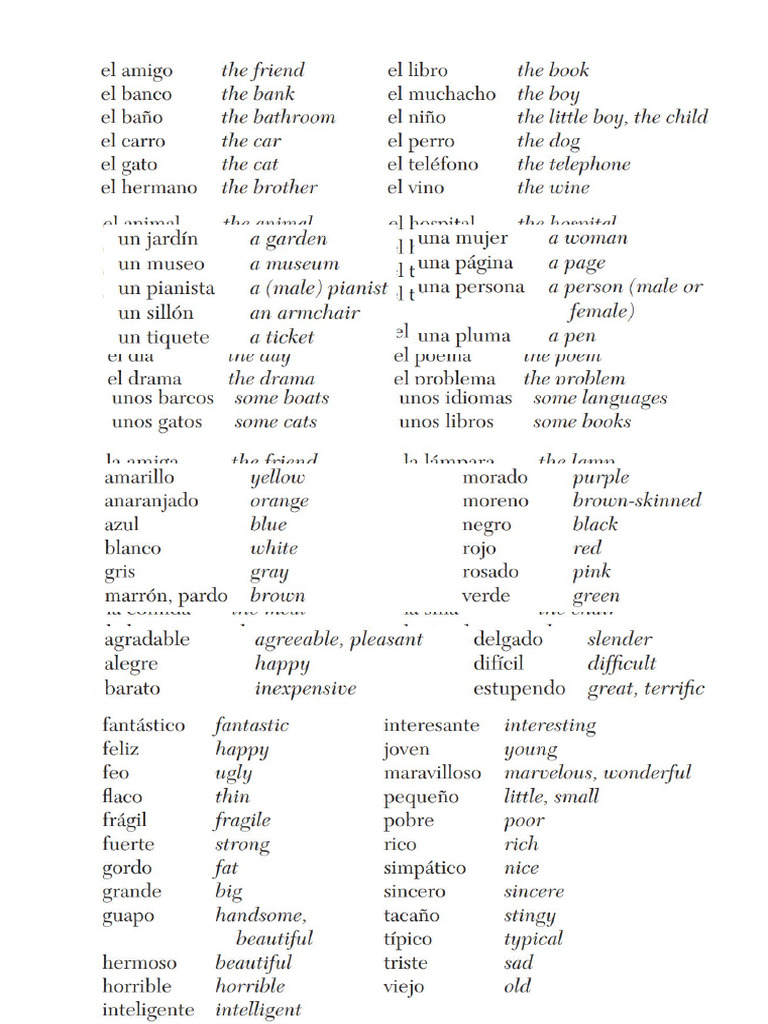 Step-By-Step Words | PDF