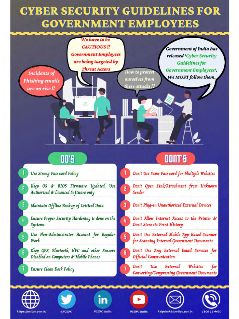 Cyber Security Guidelines GOI | PDF