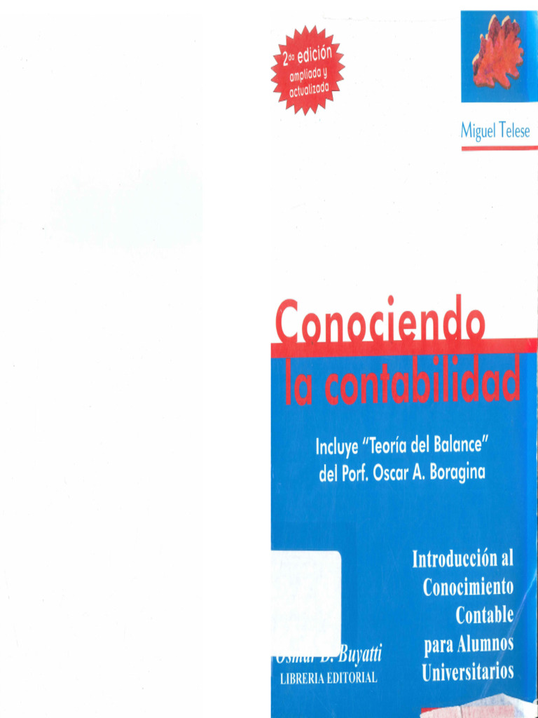 Conociendo La Contabilidad - Telese Miguel. | PDF