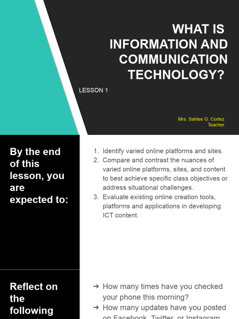 Lesson 1 Ict Printing Pdf World Wide Web Internet Web