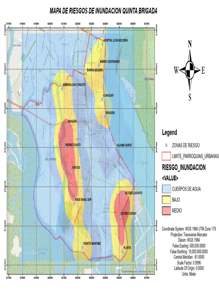 Mapa de Riesgos Inundacion Gye 2023 | Descargar gratis PDF | Planetas ...