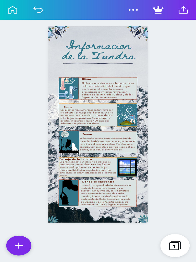 Informacion de La Tundra | PDF