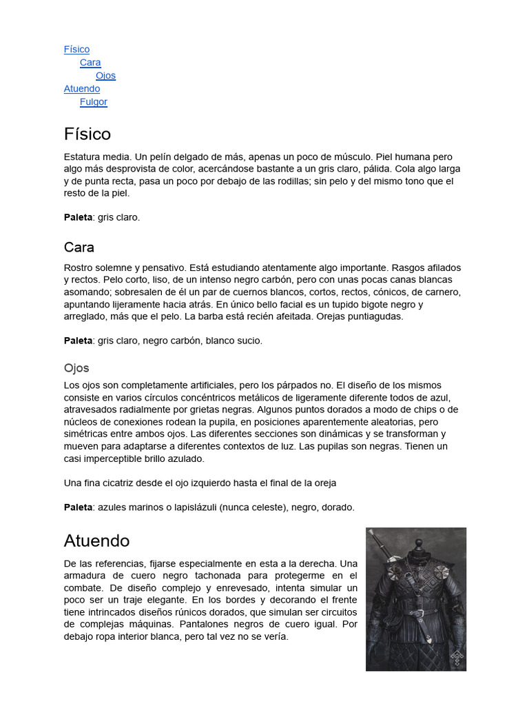 Christopher Rend - Descripcion Detallada | PDF | Ojo