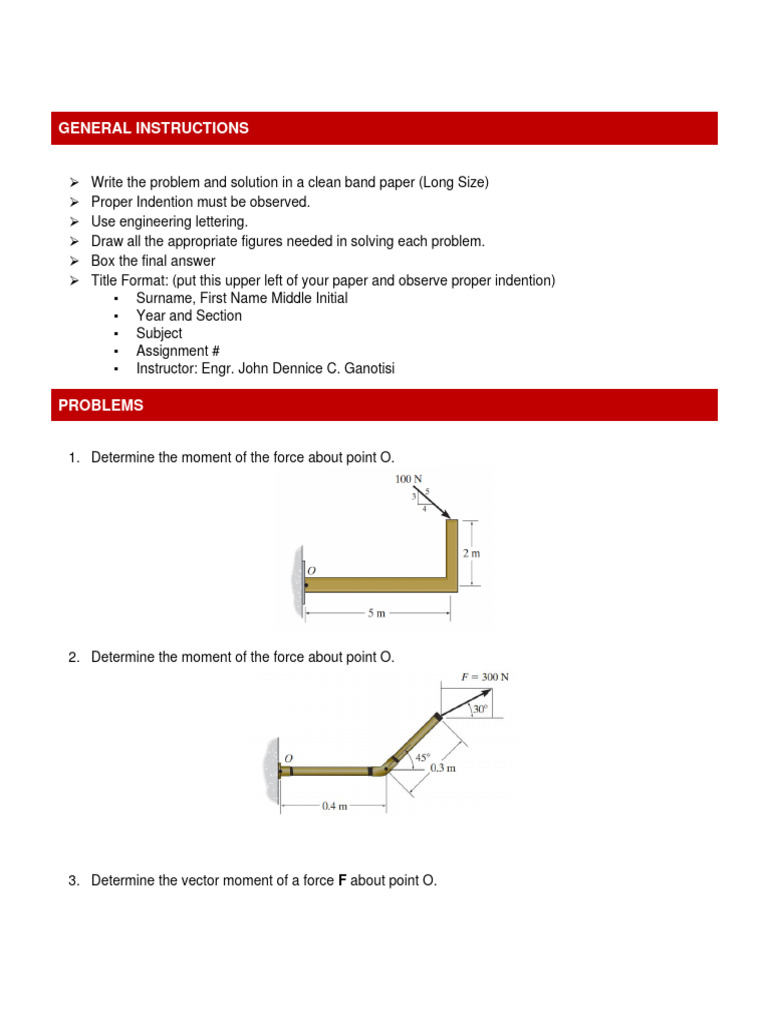 Problem Set SRB | PDF | Torque | Euclidean Vector
