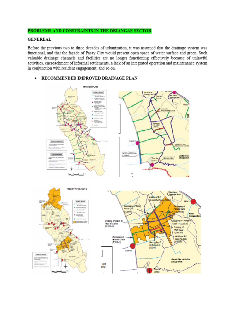 Drainage Plan | PDF | Stormwater | Flood