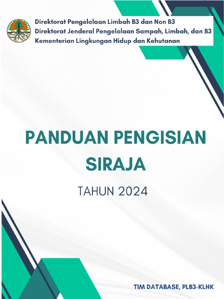 Panduan Pengisian Siraja Versi 2024 | PDF