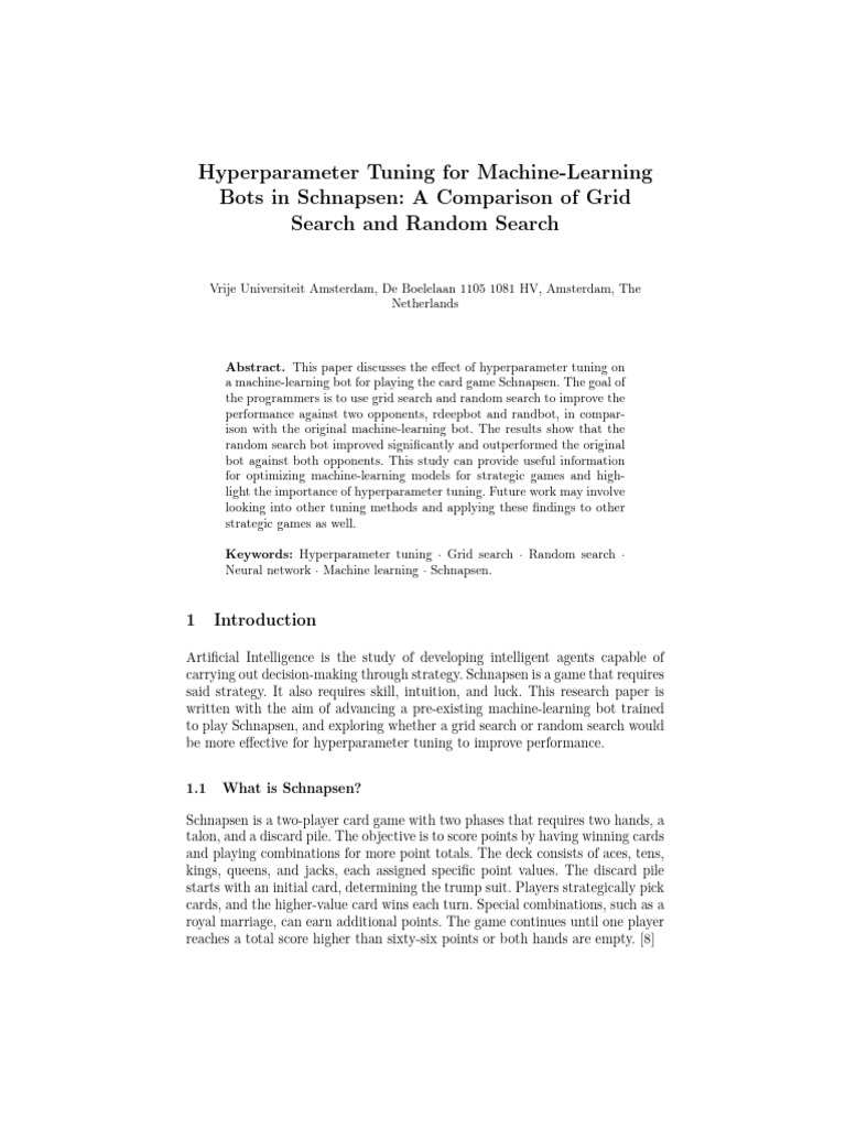 36 Hyperparameter Tuning For Mach-Report | PDF | Statistical Significance | Machine Learning