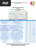 Horarios de Transporte Flex Norte | PDF