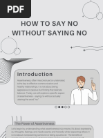 Improving Your Ability To Say No DBT Worksheet | PDF | Dialectical Behavior Therapy | Thought