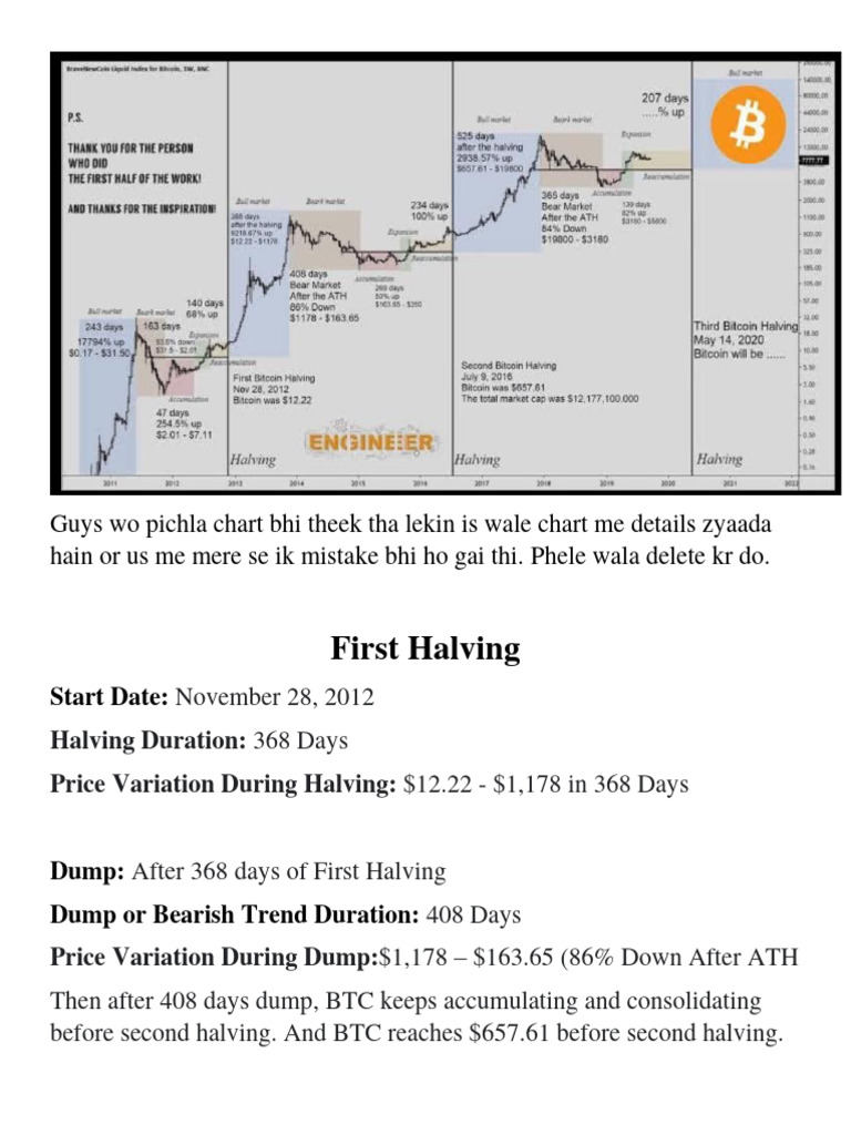 Detailed Bitcoin Halving | PDF | Market (Economics) | Financial Markets