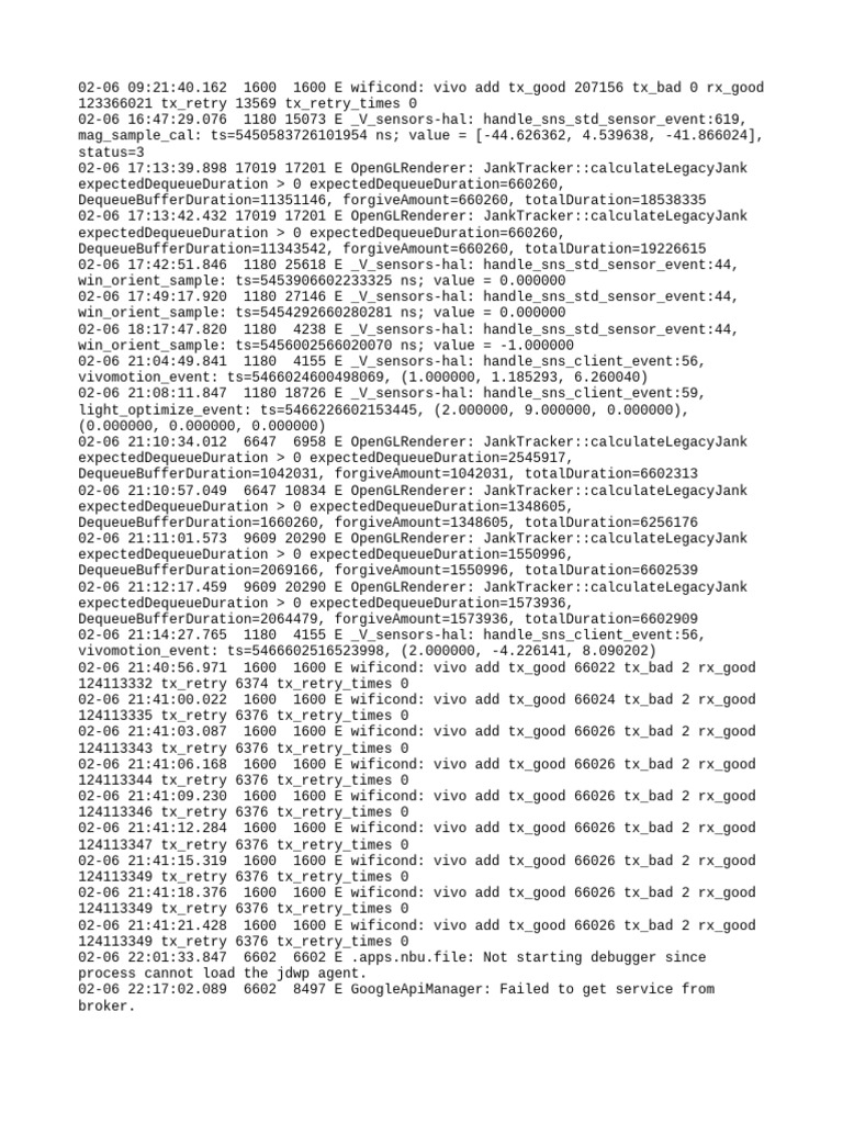 Log | PDF | Mobile Software | Computer Programming
