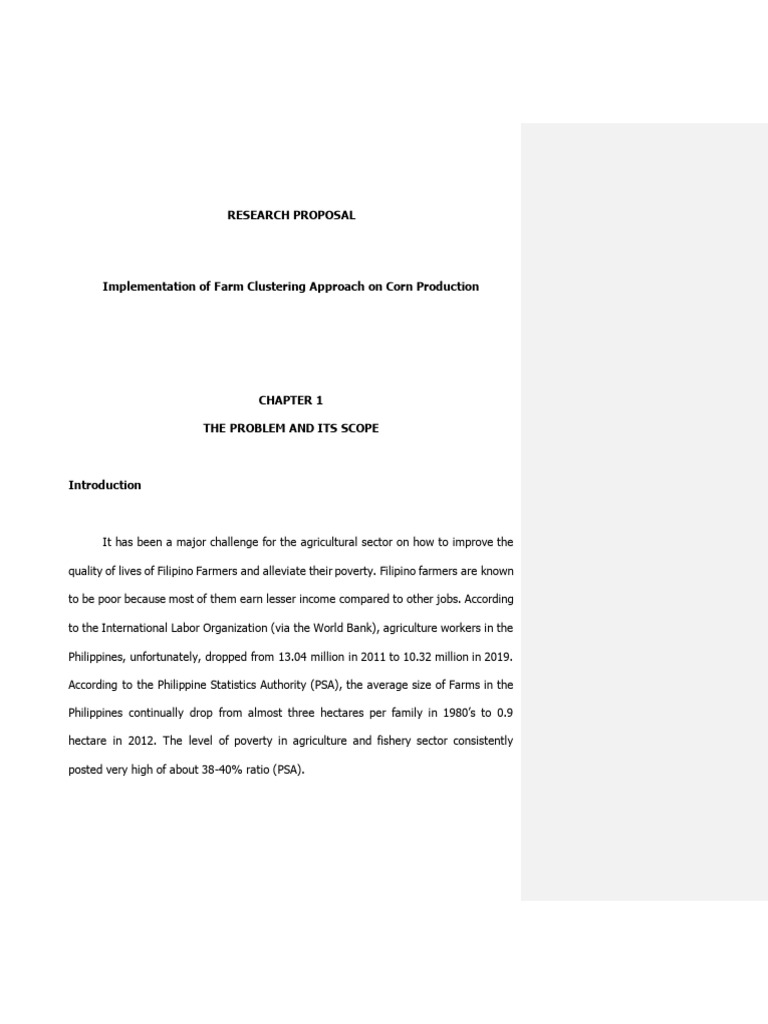 Draft Research Proposal | Download Free PDF | Survey Methodology | Farms