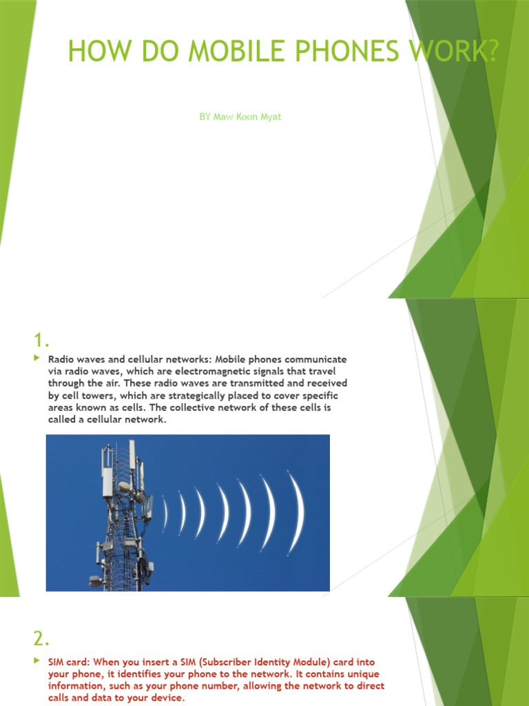 How Mobile Phones Operate Explained | PDF