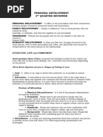 1st Quarter PERDEV Reviewer | PDF | Adolescence | Thought