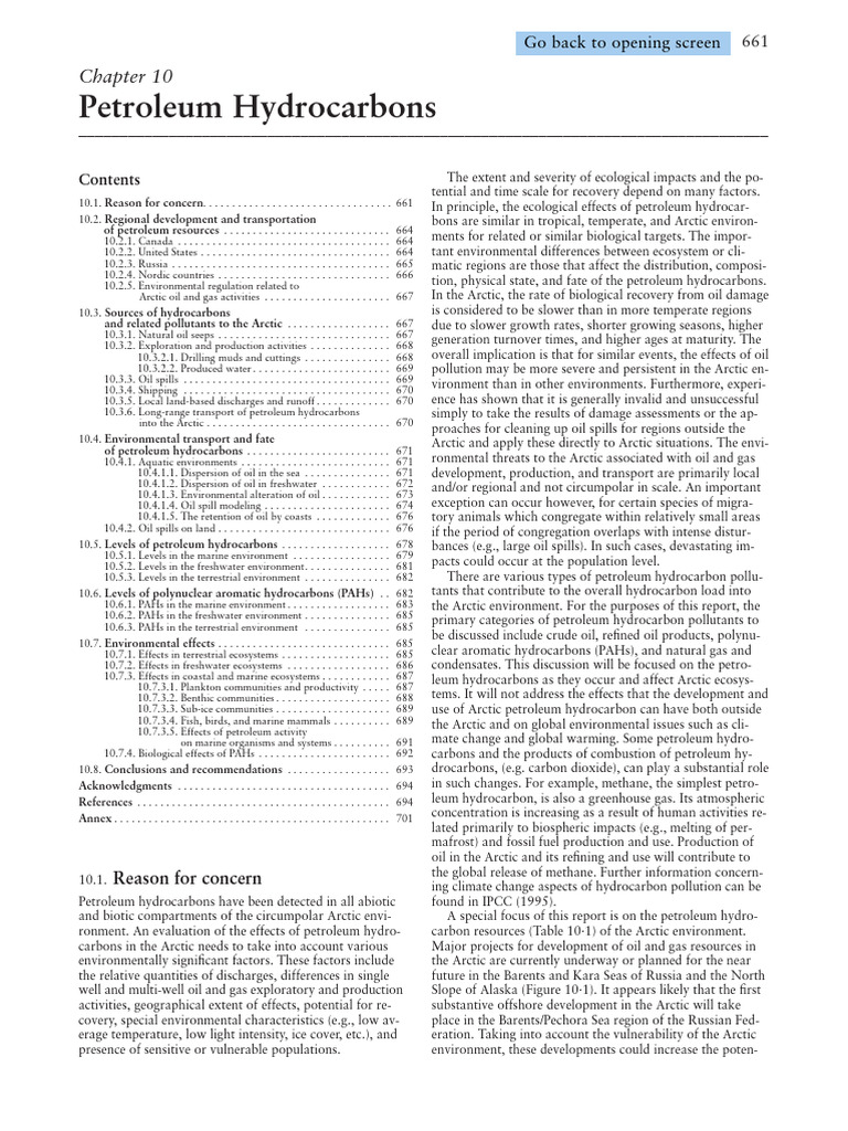 AAR-Ch10 Petroleum Hydrocarbons | PDF | Petroleum | Greenhouse Gas