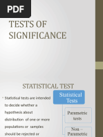 Different Types of Statistical Tests | PDF | Student's T Test | Statistics