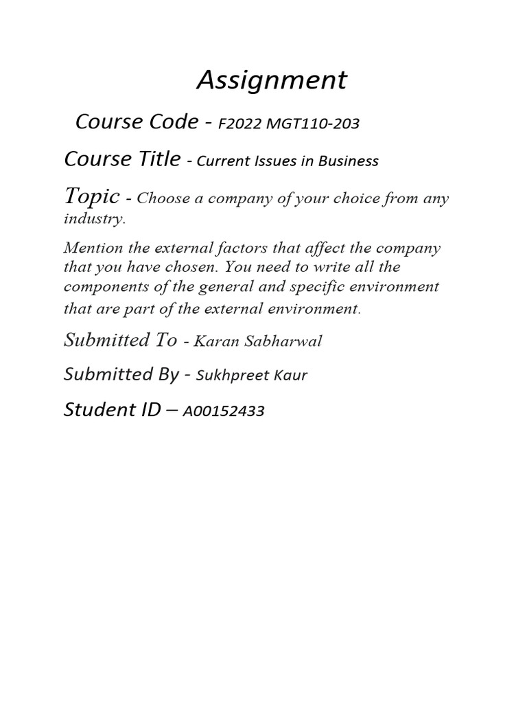 Assignment | PDF | Mc Donald's | Employment