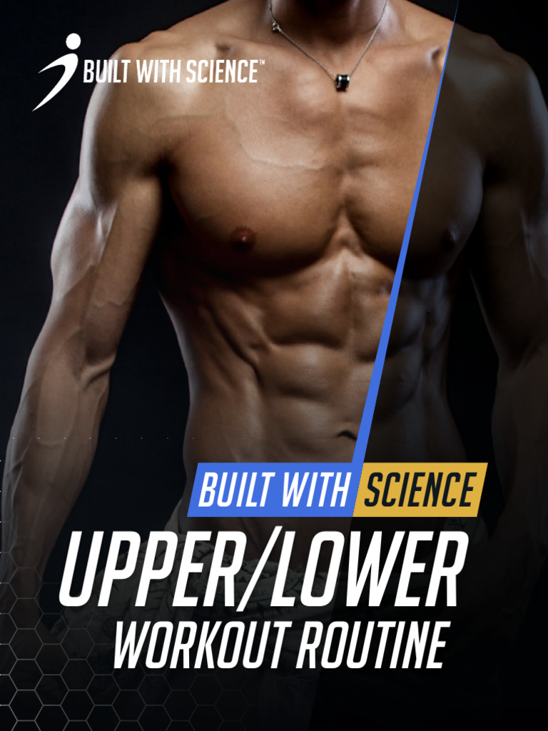 Built With Science Upper-Lower Workout Routine (2024) | Download Free ...
