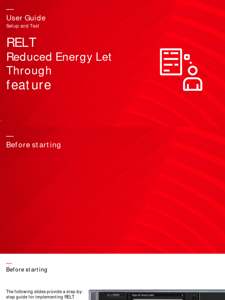 ABB RELT 9AKK107991A2520-RELT Setup and Testing Guide - Rev05132021 - 1 ...