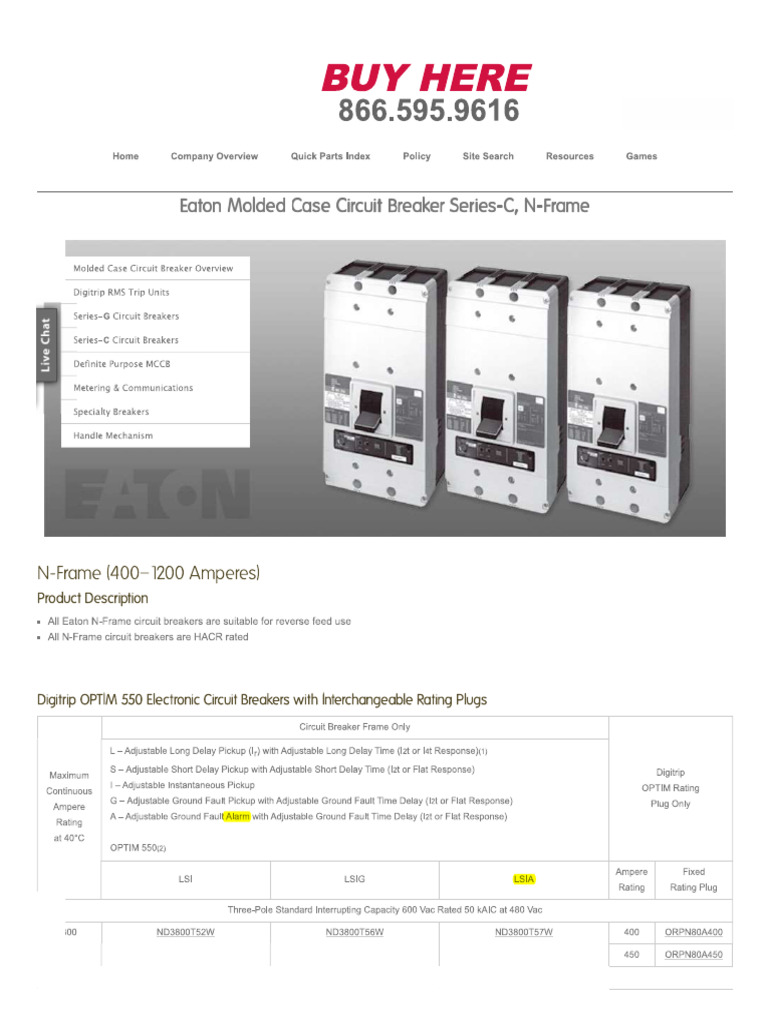 Digitrip OPTiM 550 | PDF | Electrical Wiring | Electrical Equipment