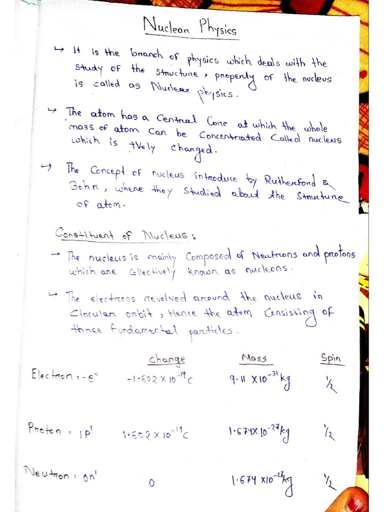 Nuclear Physics, 2 ND Semistar | PDF