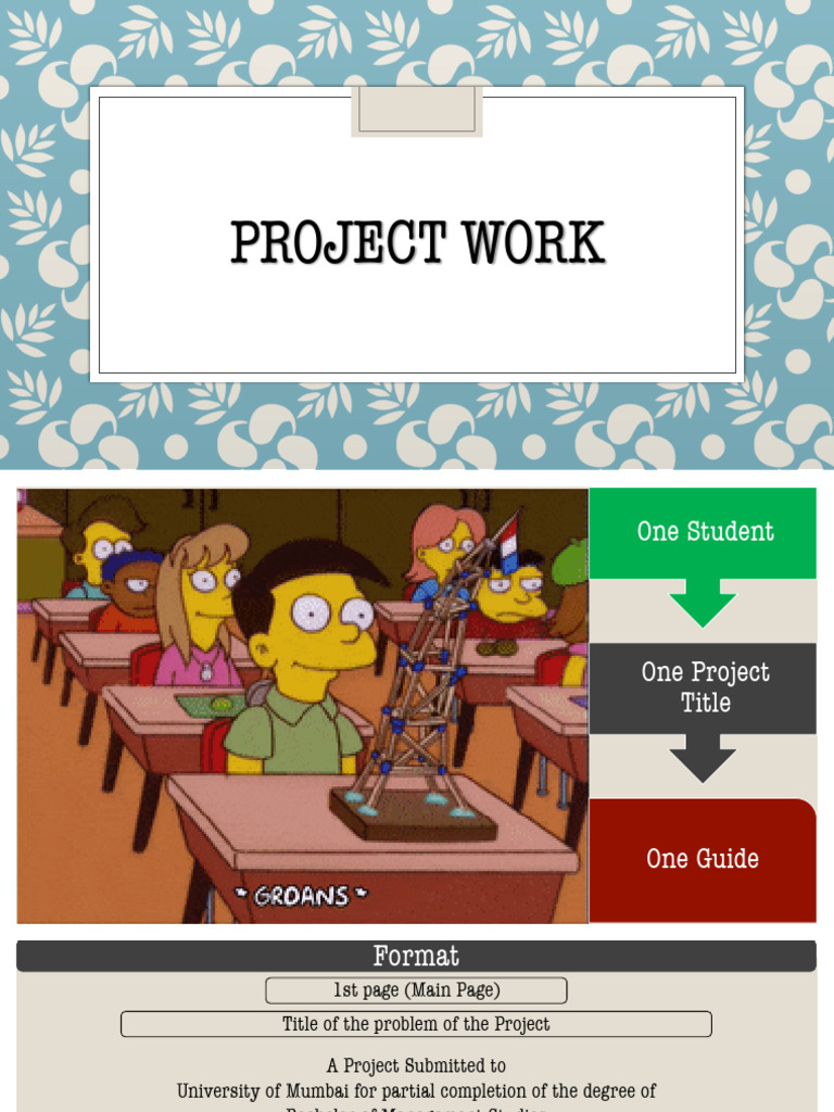 Project Work | PDF | Academic Degree